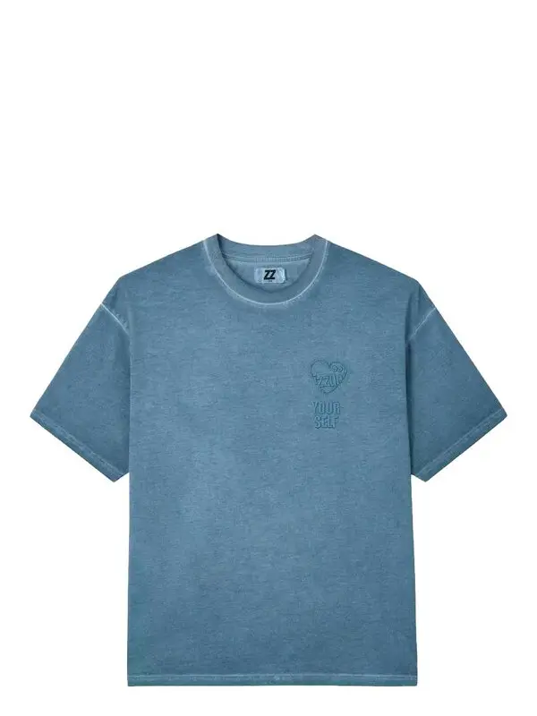 Izzue Logo-embroidered T-shirt - Blue