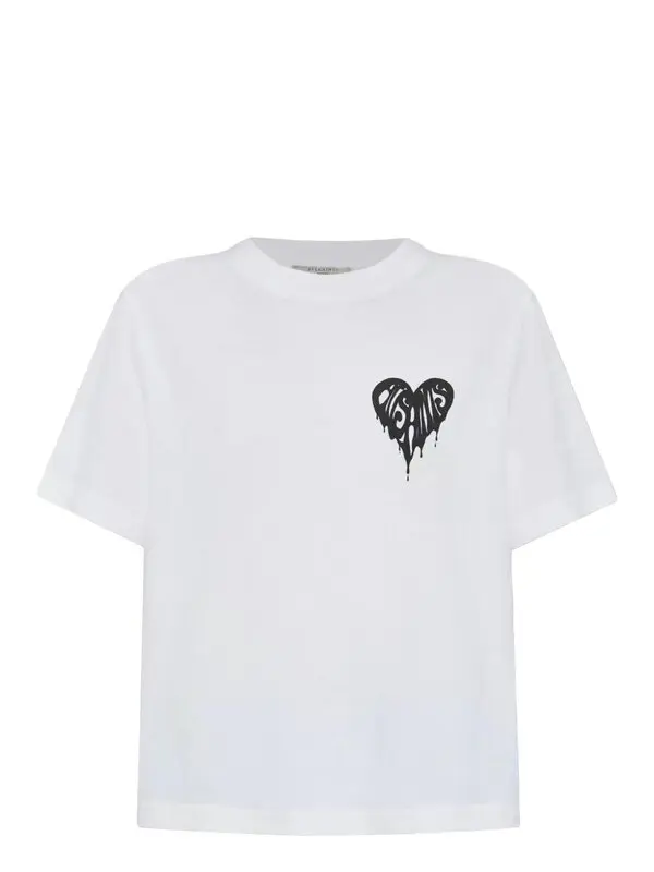 ALLSAINTS Heart-print Cotton T-shirt - White