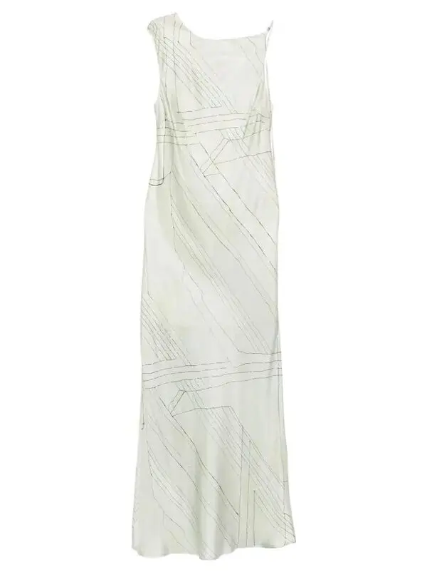 ALYSI Abstract-print Maxi Dress - Green