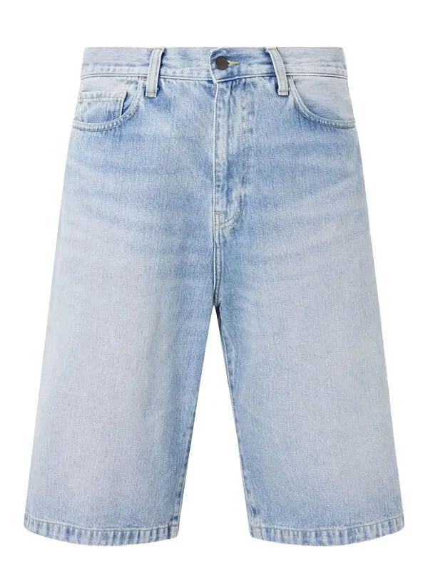Carhartt Work In Progress Langdon Wide-leg Denim Shorts - Blue