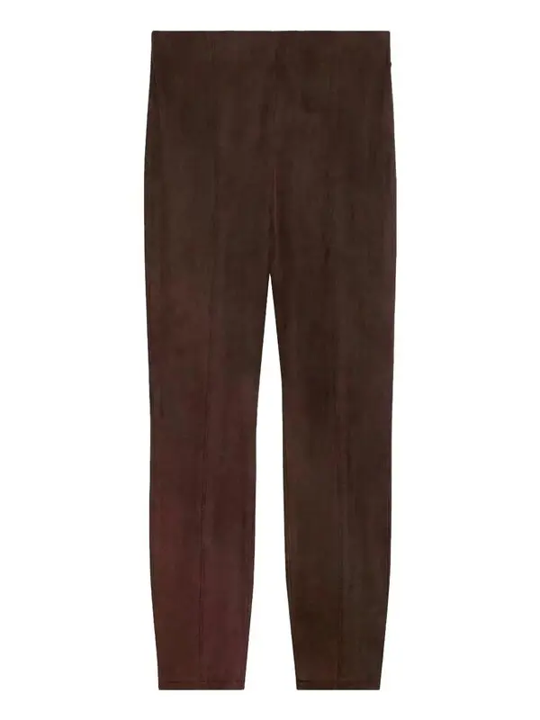PENNYBLACK Suede Trousers - Brown