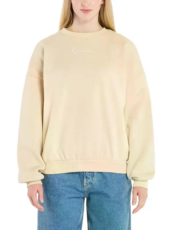 KARL KANI Logo-embroidered Sweater - Neutrals