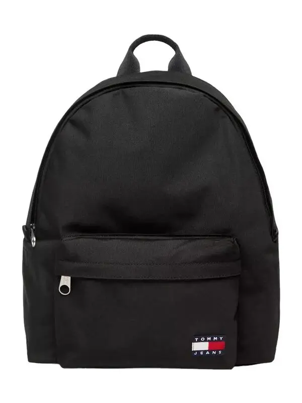 Tommy Hilfiger Logo-patch Backpack - Black