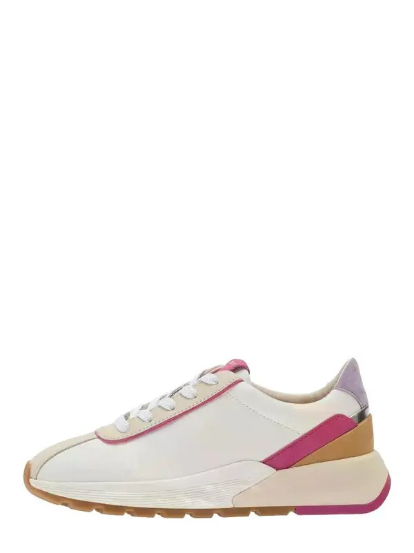 Geox D Metropoli Panelled Lace-up Sneakers - White