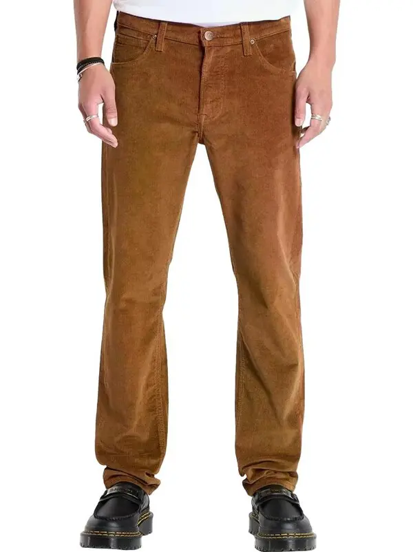 LEEM Daren Corduroy Trousers - Brown