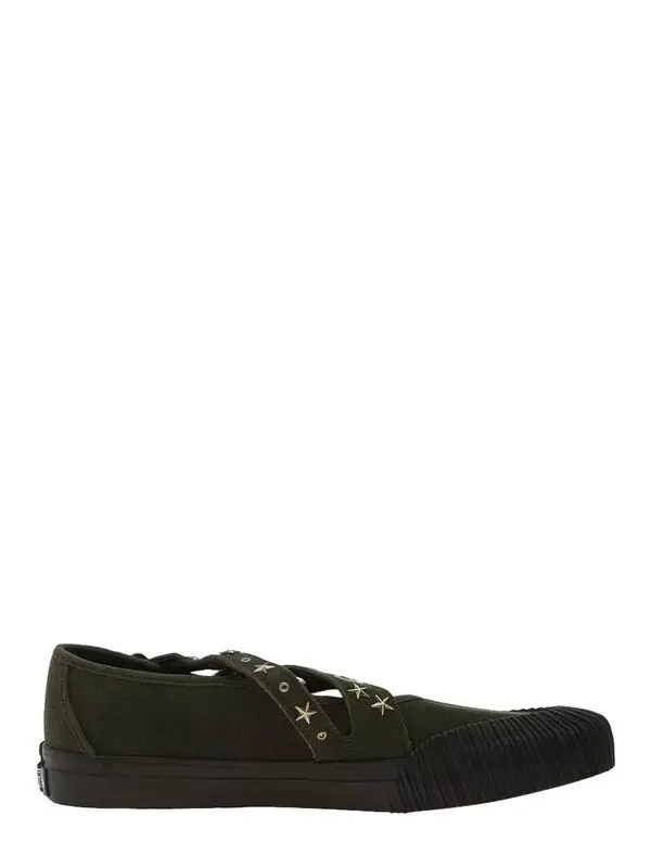 VANS Star-studded Buckled Sneakers - Green