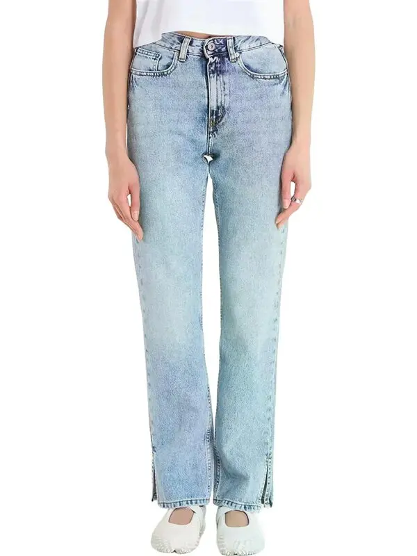 Karl Lagerfeld Side-slit Jeans - Blue