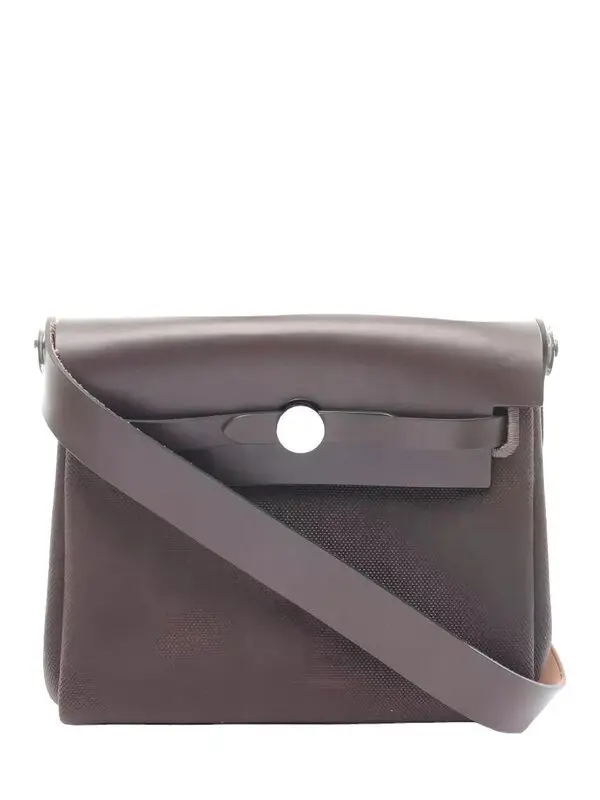 Hermès 2024 Mini Herbag Zip Shoulder Bag - Brown