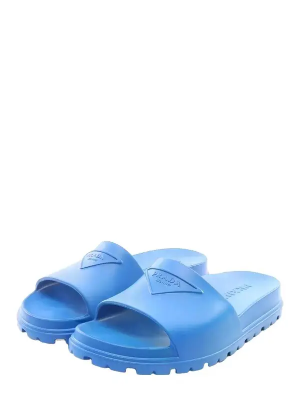 Prada 2010s Logo Slides - Blue