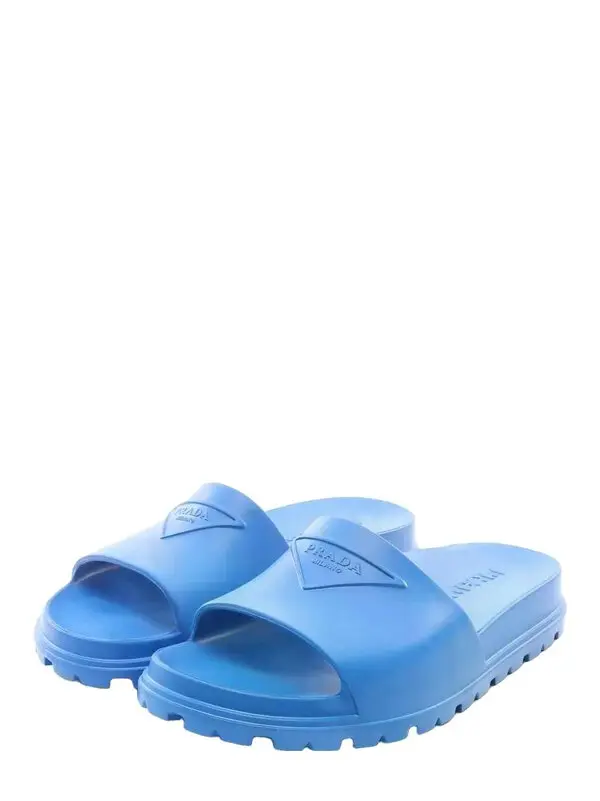 Prada 2010s Logo Slides - Blue