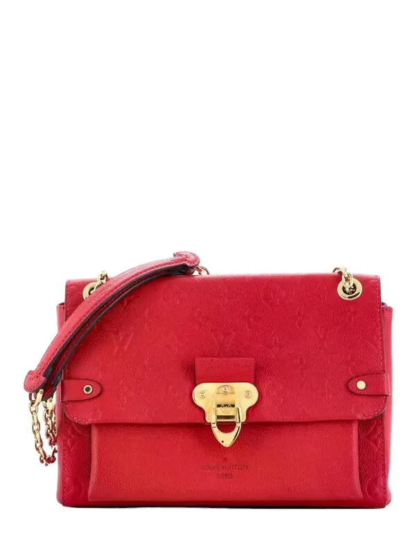 LOUIS VUITTON Vavin Pm Crossbody Bag Monogram Empreinte Leather - Red