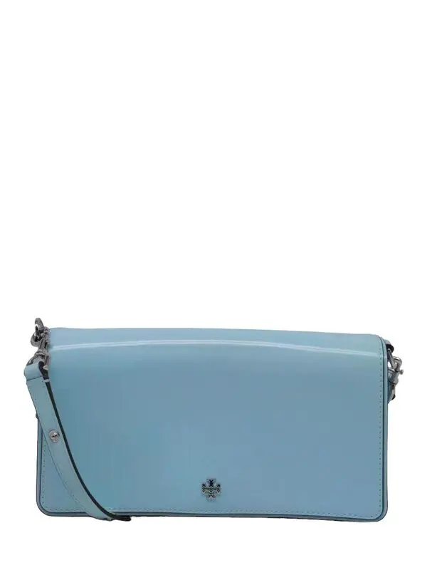 Tory Burch Emerson Patent Leather Crossbody Bag - Blue