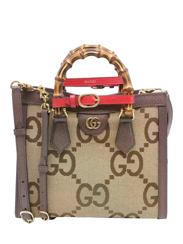 Gucci Diana Jumbo Gg Tote Bag - Neutrals