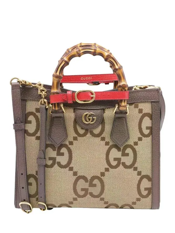 Gucci Diana Jumbo Gg Tote Bag - Neutrals