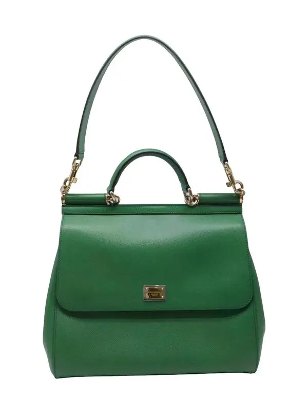 Dolce & Gabbana Sicily Top Handle Bag - Green