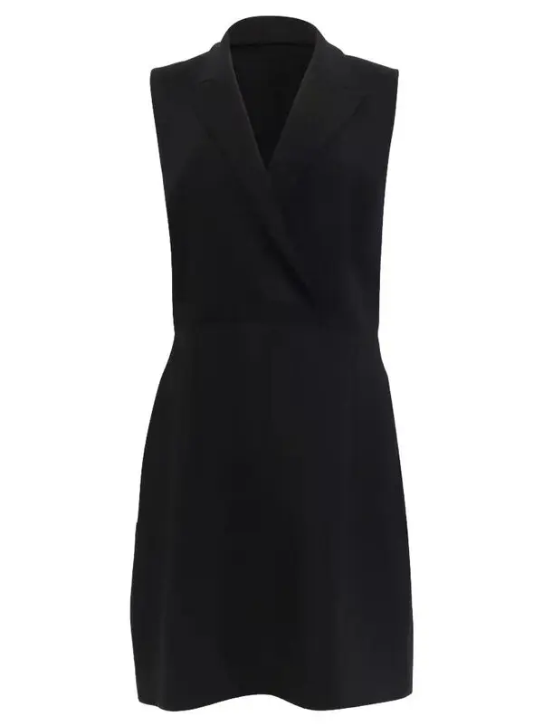 Theory Wrap-effect Dress - Black