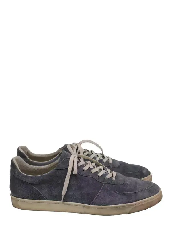 Brunello Cucinelli Washed Low-top Sneakers - Grey