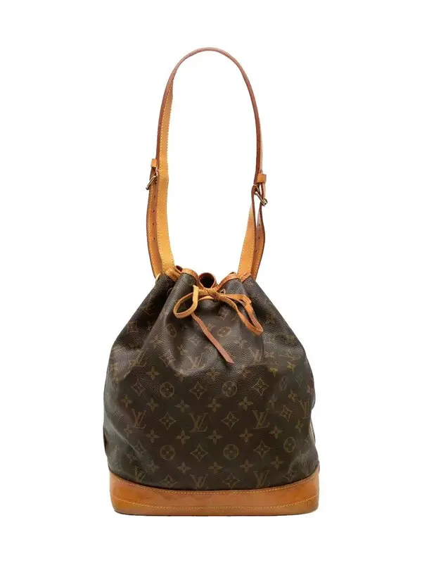 LOUIS VUITTON 1990-2005 Monogram Noe Gm Bucket Bag - Brown