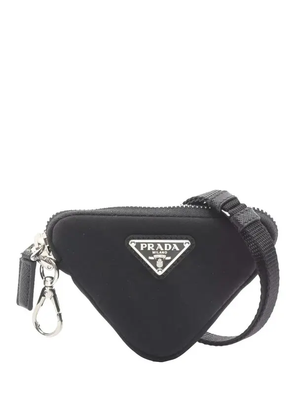 Prada 2013-2026 Tessuto Triangle Pouch - Black