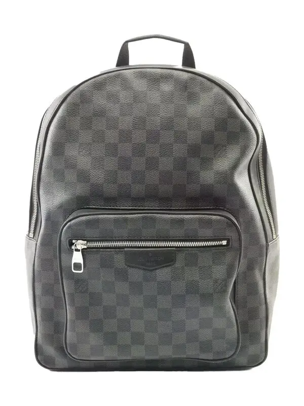 LOUIS VUITTON 2017 Damier Graphite Josh Backpack - Black