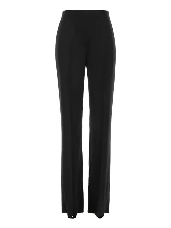 Valentino Garavani Stretch Satin Trousers - Black
