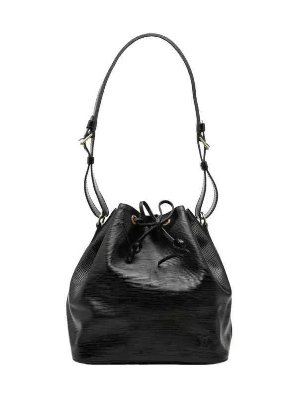 LOUIS VUITTON 1995 Epi Petit Noe Bucket Bag - Black