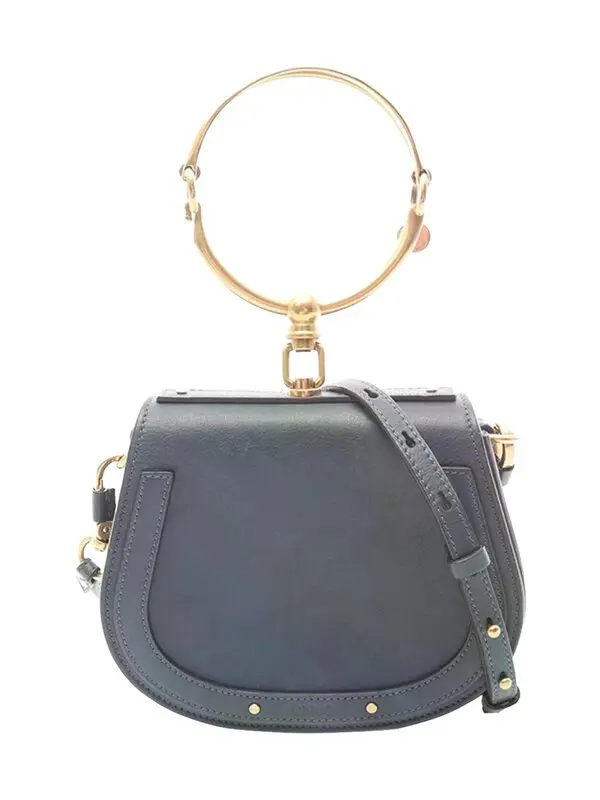 Chloé Small Leather Nile Bracelet Satchel - Green