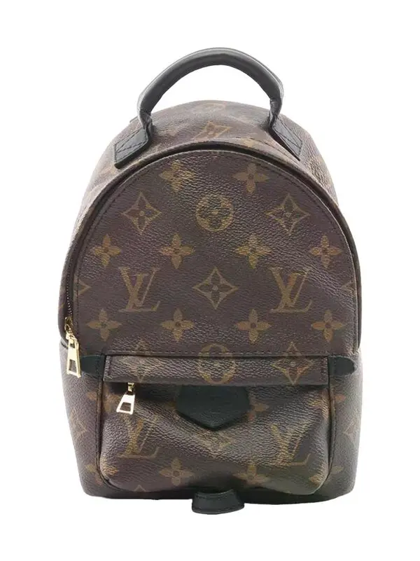 LOUIS VUITTON 2018 Monogram Mini Palm Springs Backpack - Brown