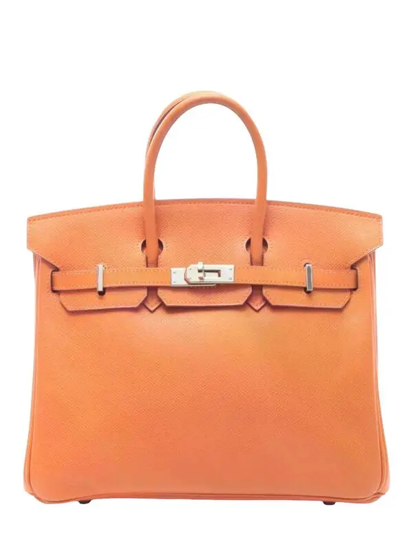 Hermès 2007 Epsom Birkin Retourne 25 Handbag - Orange