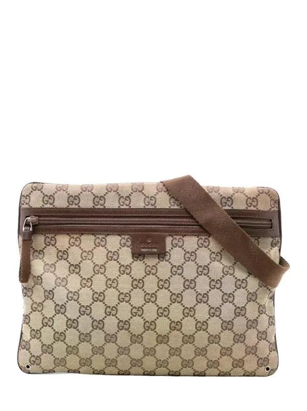 Gucci Gg Canvas Crossbody Bag - Neutrals