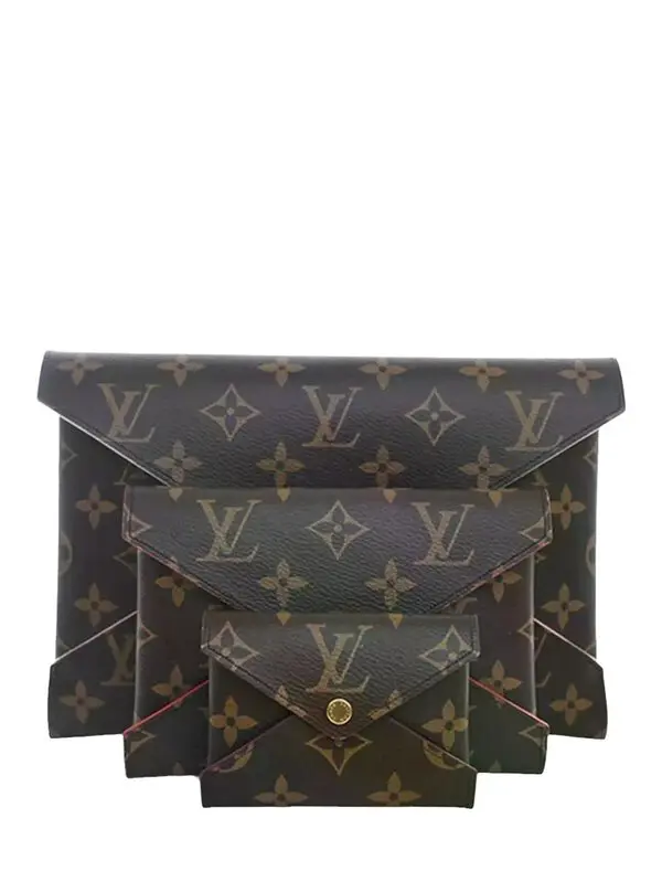 LOUIS VUITTON Monogram Pochette Kirigami Set - Brown
