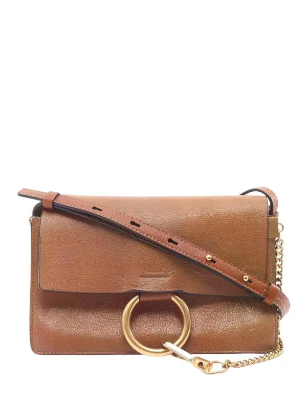Chloé Medium Calfskin Faye Crossbody Bag - Brown