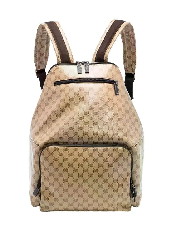Gucci Gg Crystal Backpack - Neutrals