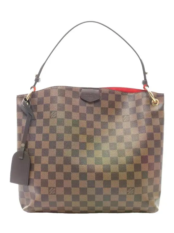 LOUIS VUITTON Damier Ebene Graceful Pm Shoulder Bag - Brown