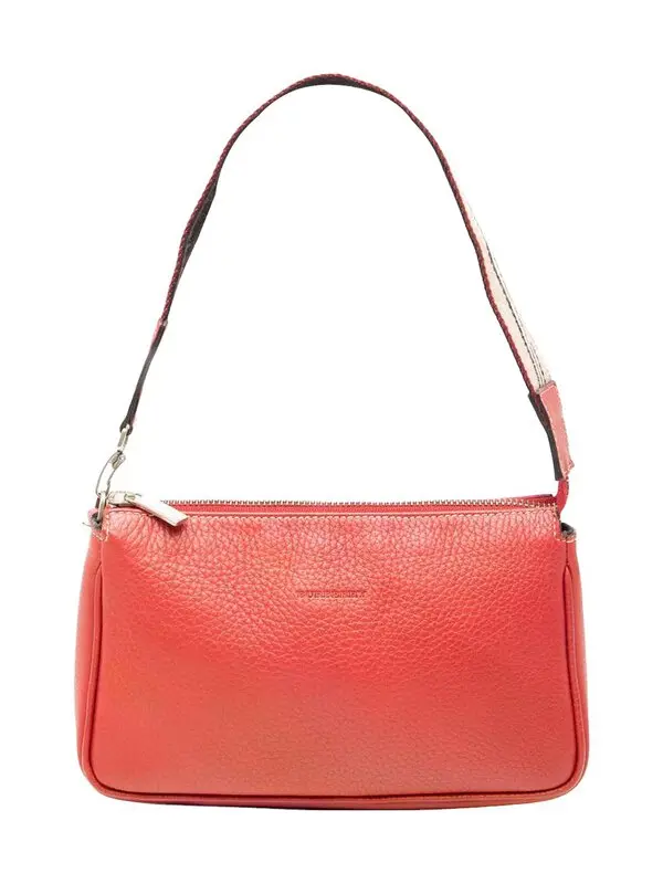 Burberry Leather Shoulder Bag - Red
