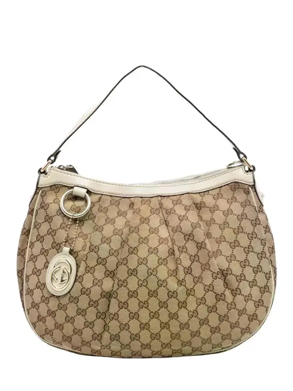 Gucci Gg Canvas Sukey Shoulder Bag - Neutrals