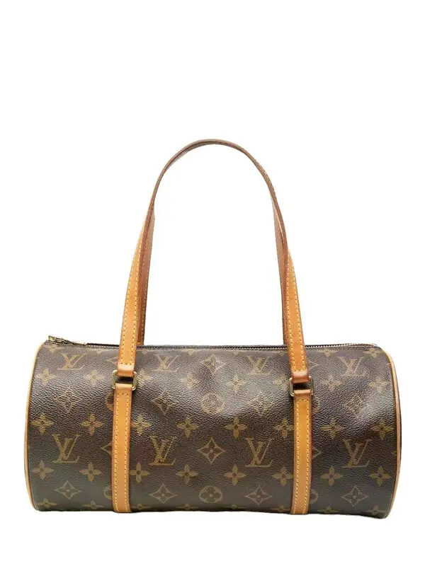 LOUIS VUITTON 2003 Monogram Papillon 30 Handbag - Brown