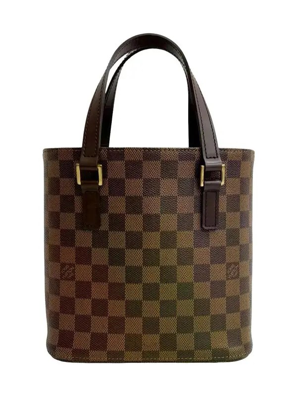 LOUIS VUITTON 2005 Damier Ebene Vavin Pm Handbag - Brown