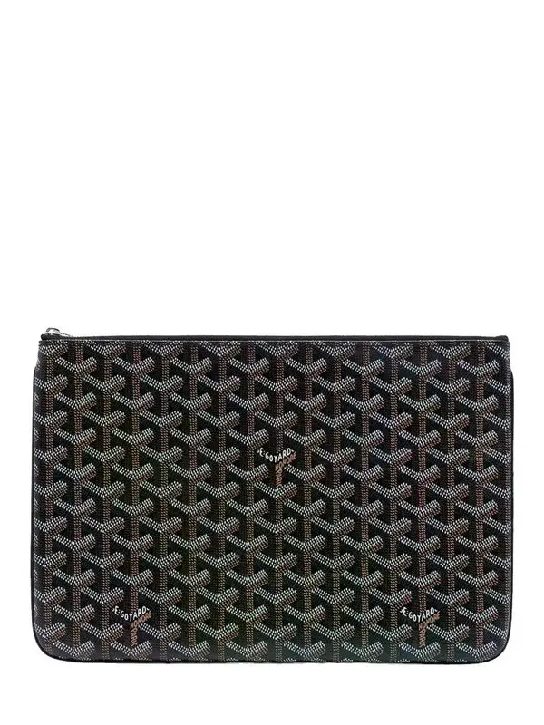 Goyard 2015 Ine Senat Mm Clutch Bag - Black