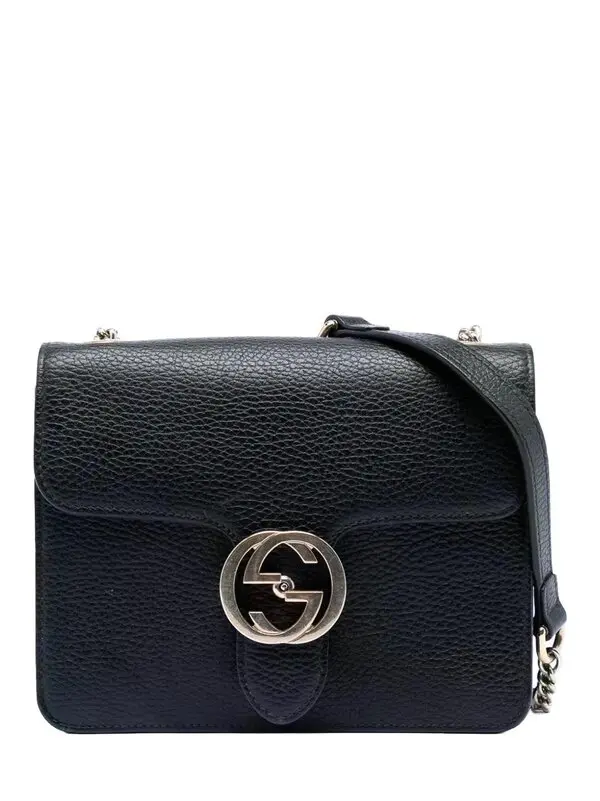 Gucci Interlocking G Crossbody Bag - Black
