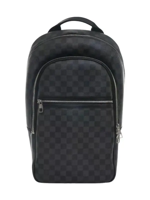 LOUIS VUITTON 2016 Damier Infini Michael Backpack - Black