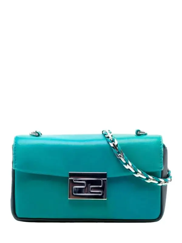 Fendi Mini Be Baguette Crossbody Bag - Blue