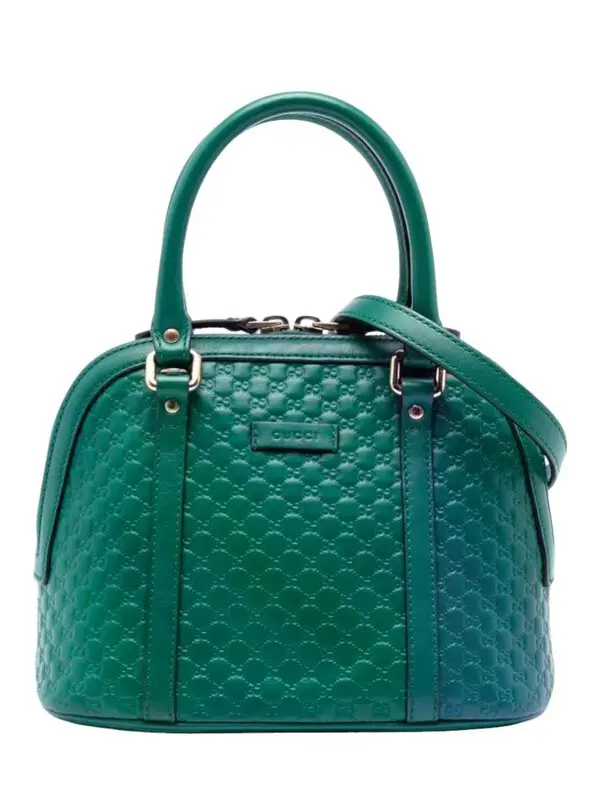 Gucci 2016-2026 Mini Microissima Dome Satchel - Green