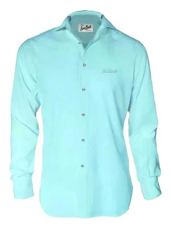 MC2 SAINT BARTH Logo Shirt - Blue