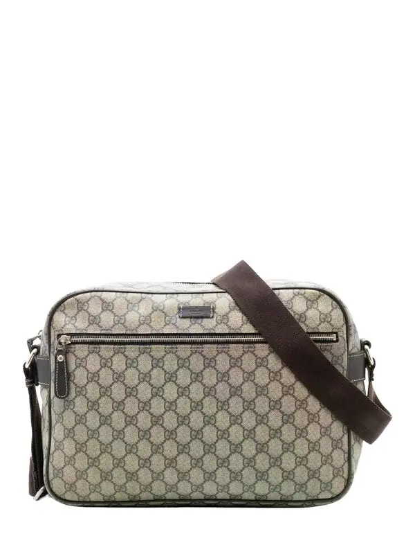 Gucci Gg Supreme Crossbody Bag - Neutrals