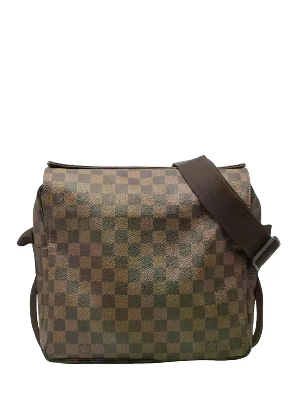LOUIS VUITTON 2008 Damier Ebene Naviglio Crossbody Bag - Brown