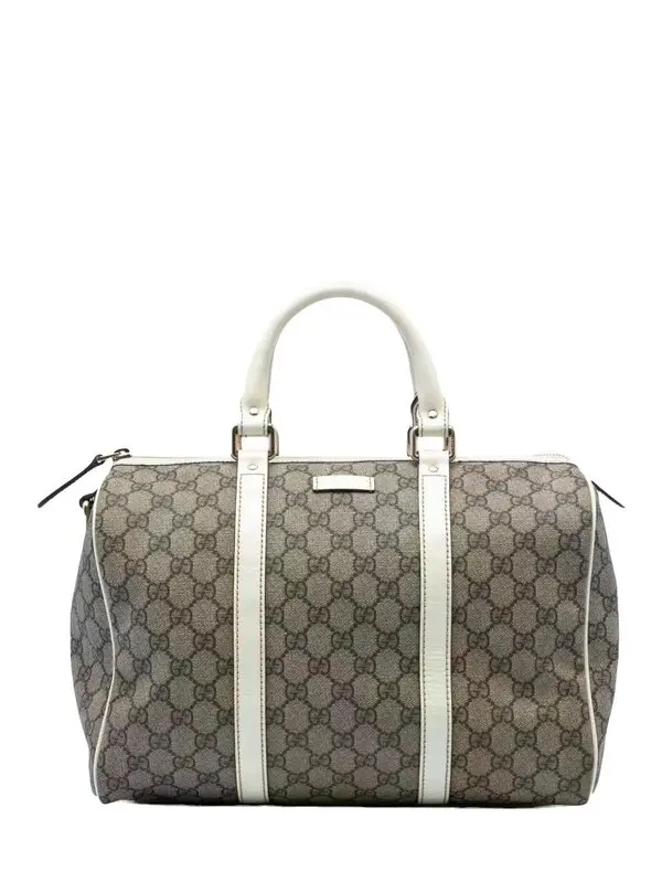 Gucci Gg Supreme Joy Boston Bag - White
