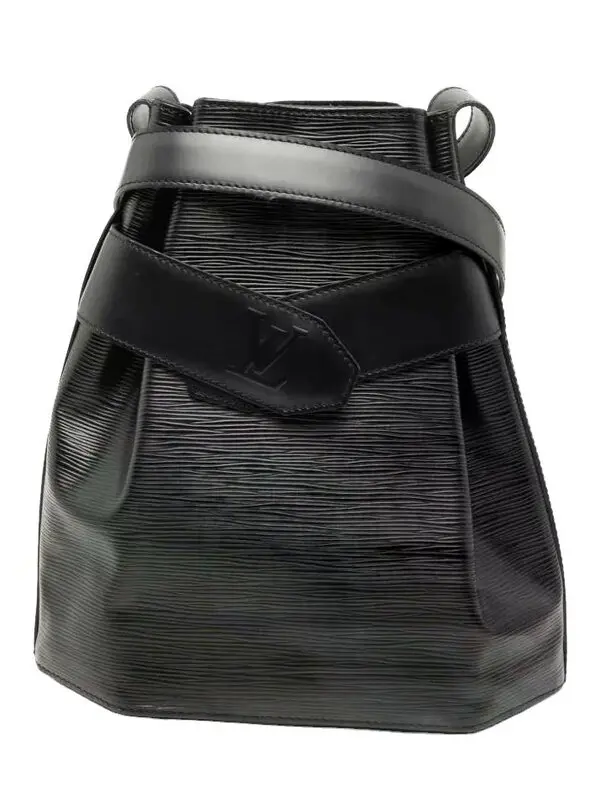 LOUIS VUITTON 1995 Epi Sac D Epaule Pm Bucket Bag - Black