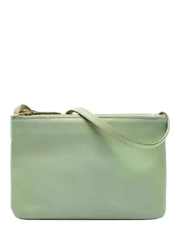 Celine 2013 Small Lambskin Trio Crossbody Bag - Green
