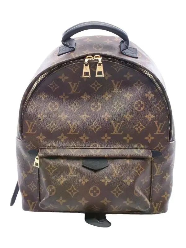 LOUIS VUITTON 2018 Monogram Palm Springs Mm Backpack - Brown